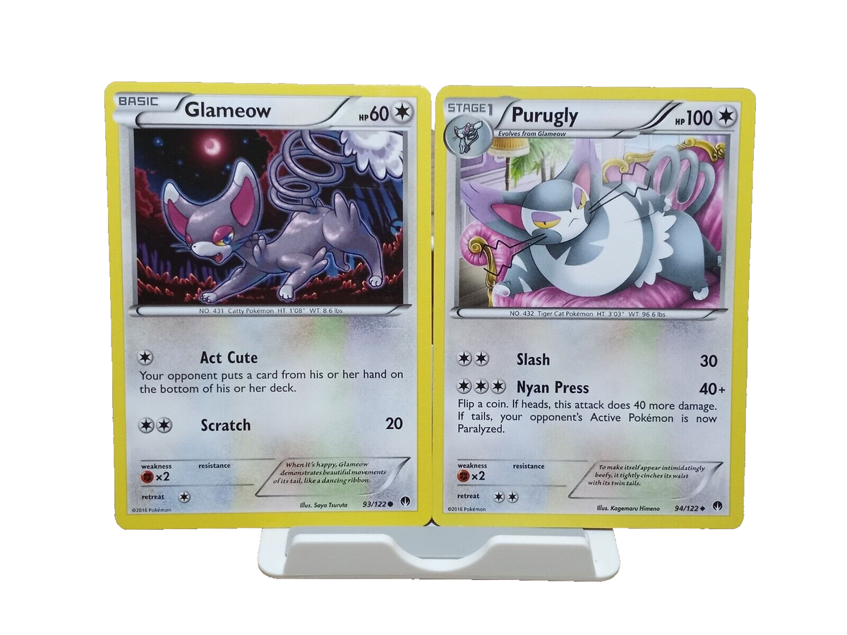 Pokemon Purugly Evolution PURUGLY Evolution (LEVEL 38) Pokemon