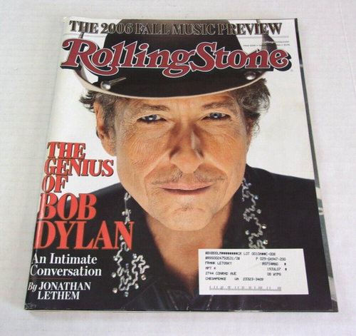 Used Rolling Stone Magazine #1008 September 2 2006 Bob Dylan Cover | eBay