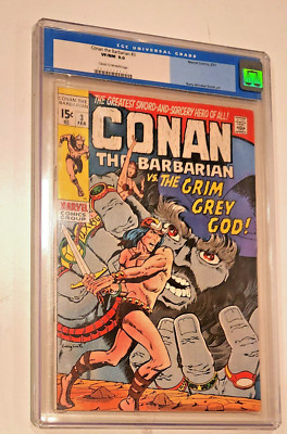 CONAN THE BARBARIAN #3 CGC 9.0 1971 C to OFF/W BARRY SMITH ART ROBERT E ...