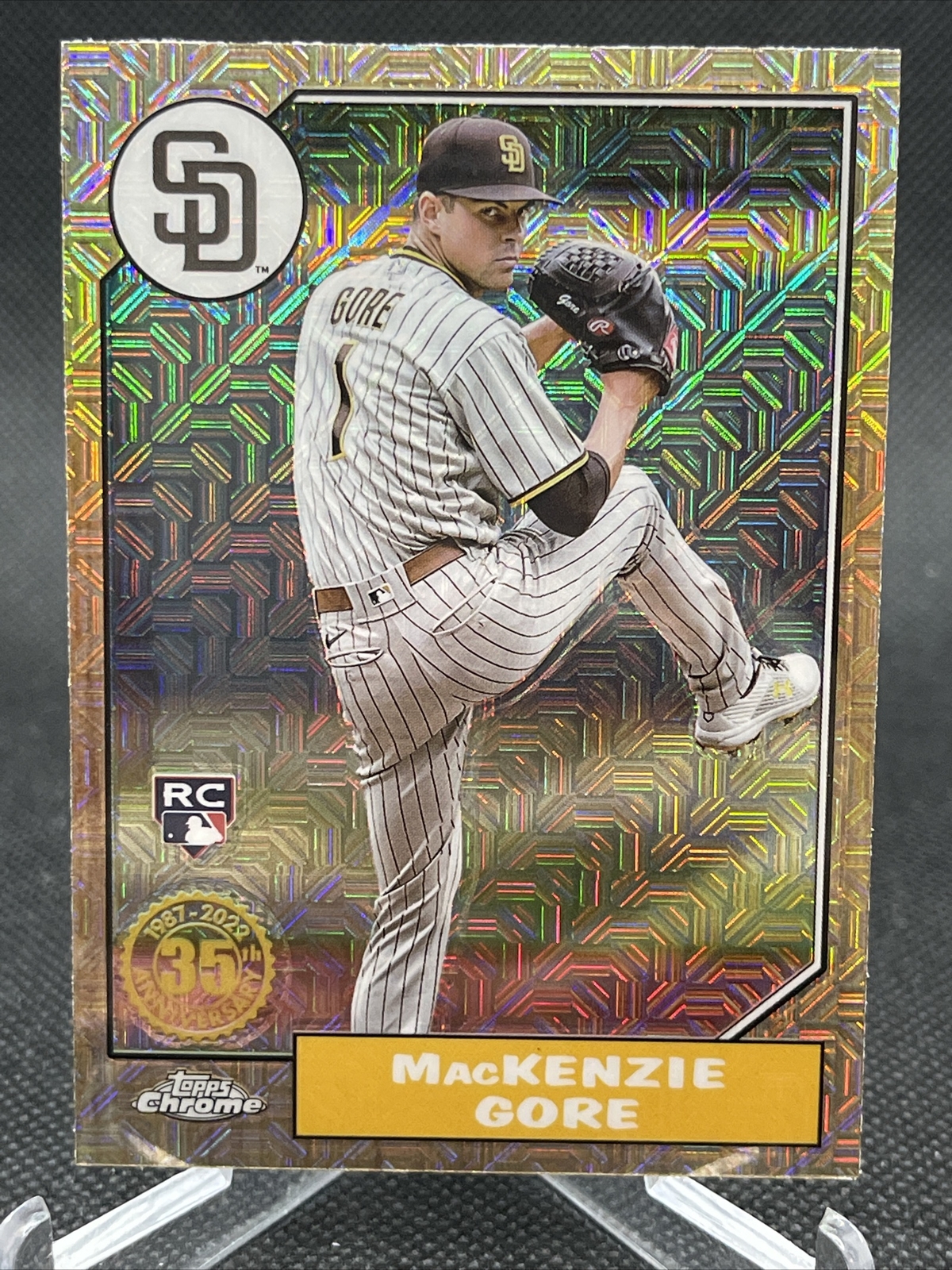 2022 Topps Update #T87C-2 MacKenzie Gore SILVER PACK MOJO REFRACTOR ...