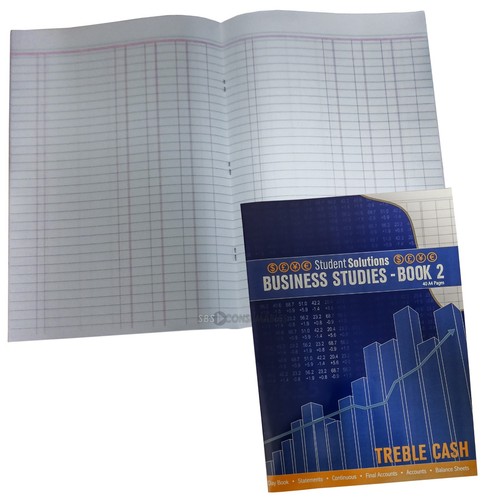 A4 40 Page Accounts Books: Treble Cash / 7 Column Analysis / General ...