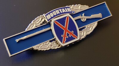 10th Mountain Combat Infantry Badge Army Patch CIB Military Medal ...