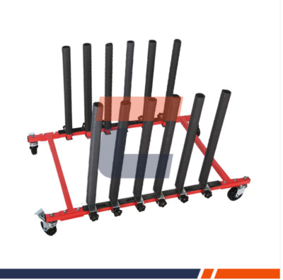 MOBILE PANEL AND WINDSCREEN RACK HOLDS 5 PANELS- SCREENS MOBILE STORAGE ...