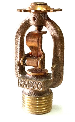 165*f Fusible Link Brass Pendent Sprinkler Rasco- Reliable Model G 1/2 ...