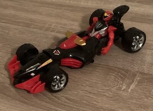 SHIPS SAME DAY Power Rangers RPM 10" Car & 5" Toy Figure Set Red Ranger ...