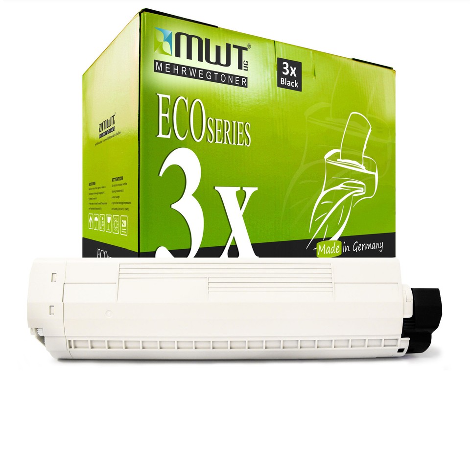 3x MWT Toner BLACK XXL for OKI MC-861-CDXN MC-861-DN MC-861-CDTN MC-862-CDTN | eBay