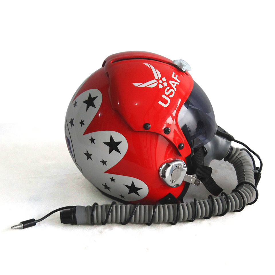 HGU-33 Thunderbirds Squadron Flight Helmet Pilot USAF, Oxygen Mask not ...