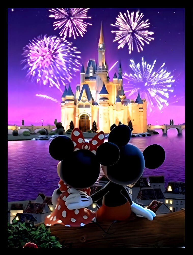 Mickey Minnie Mouse Cinderella Castle