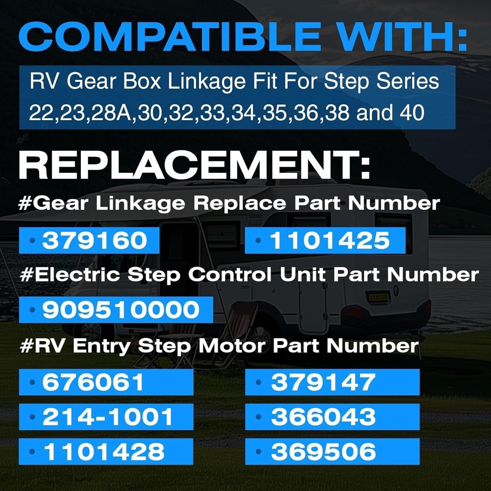 RV Step Motor 676061 909510000 Gear Box 379160 & Control Unit For ...