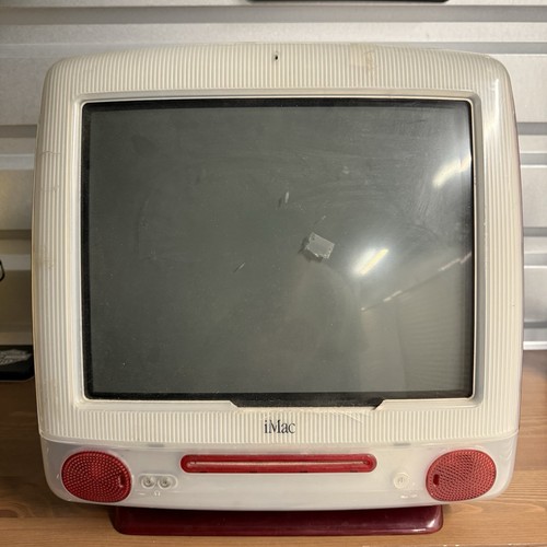 Apple iMac G3 Strawberry Pink Model M4984 Untested, Sold For Parts As ...