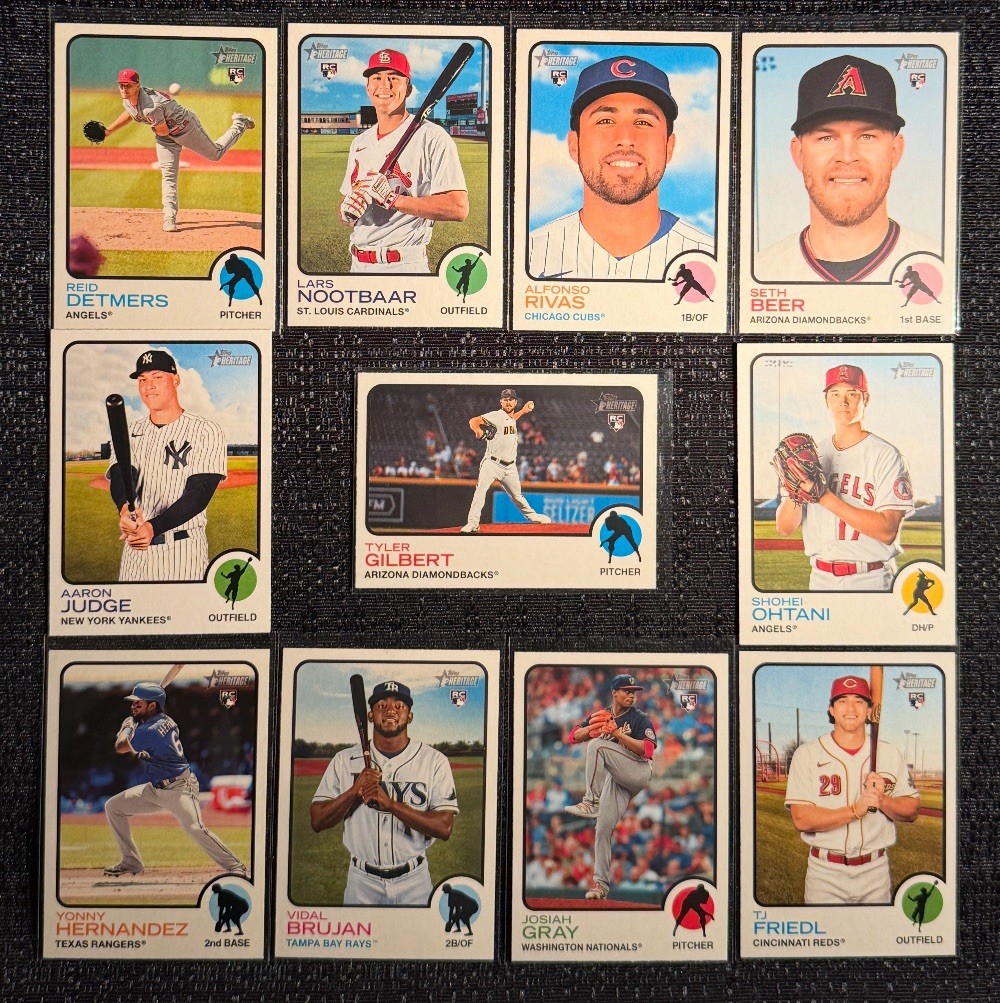2022 Topps Heritage Base Complete Your Set You Pick Baseball Card #1-150 MLB | eBay