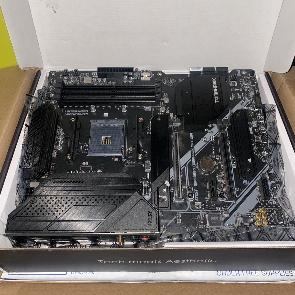 MSI MAG B550 TOMAHAWK Gaming Motherboard, AMD Ryzen 5000 | eBay