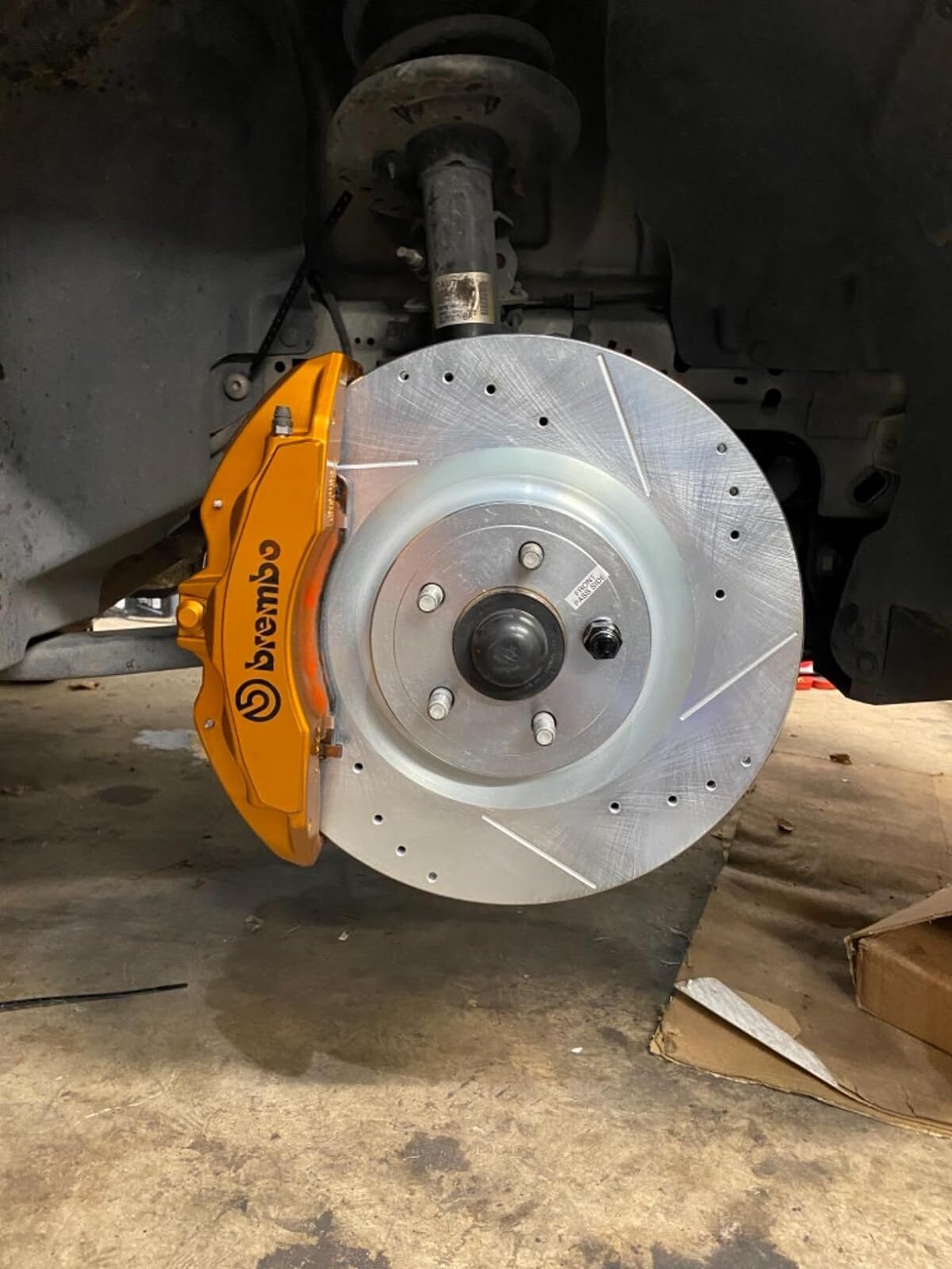 Metallic Burnt Copper Coating Caliper Brake Rotor High Heat Engine ...