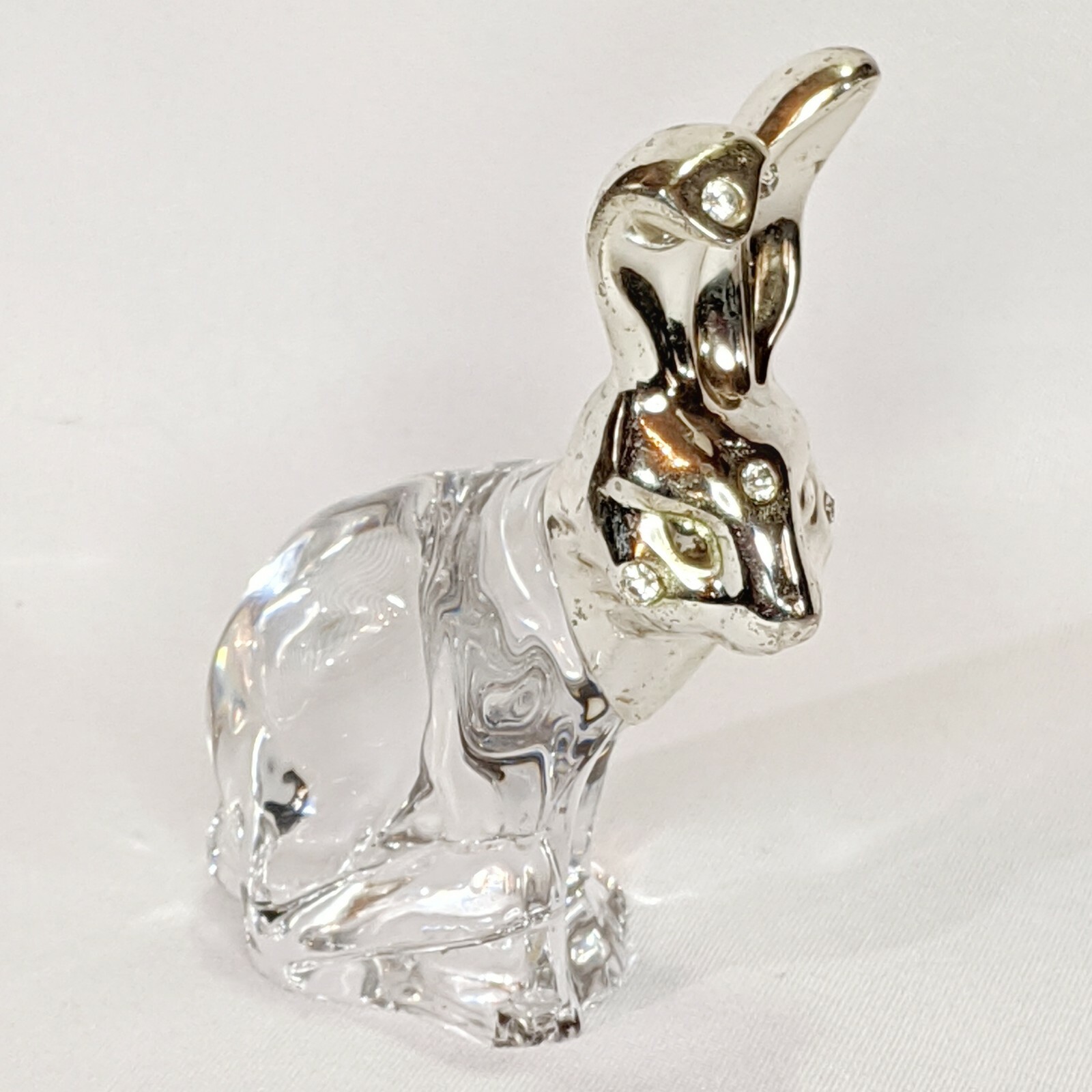 Vintage Lenox Pave Jewels Collection Lead Crystal Bunny Rabbit ...