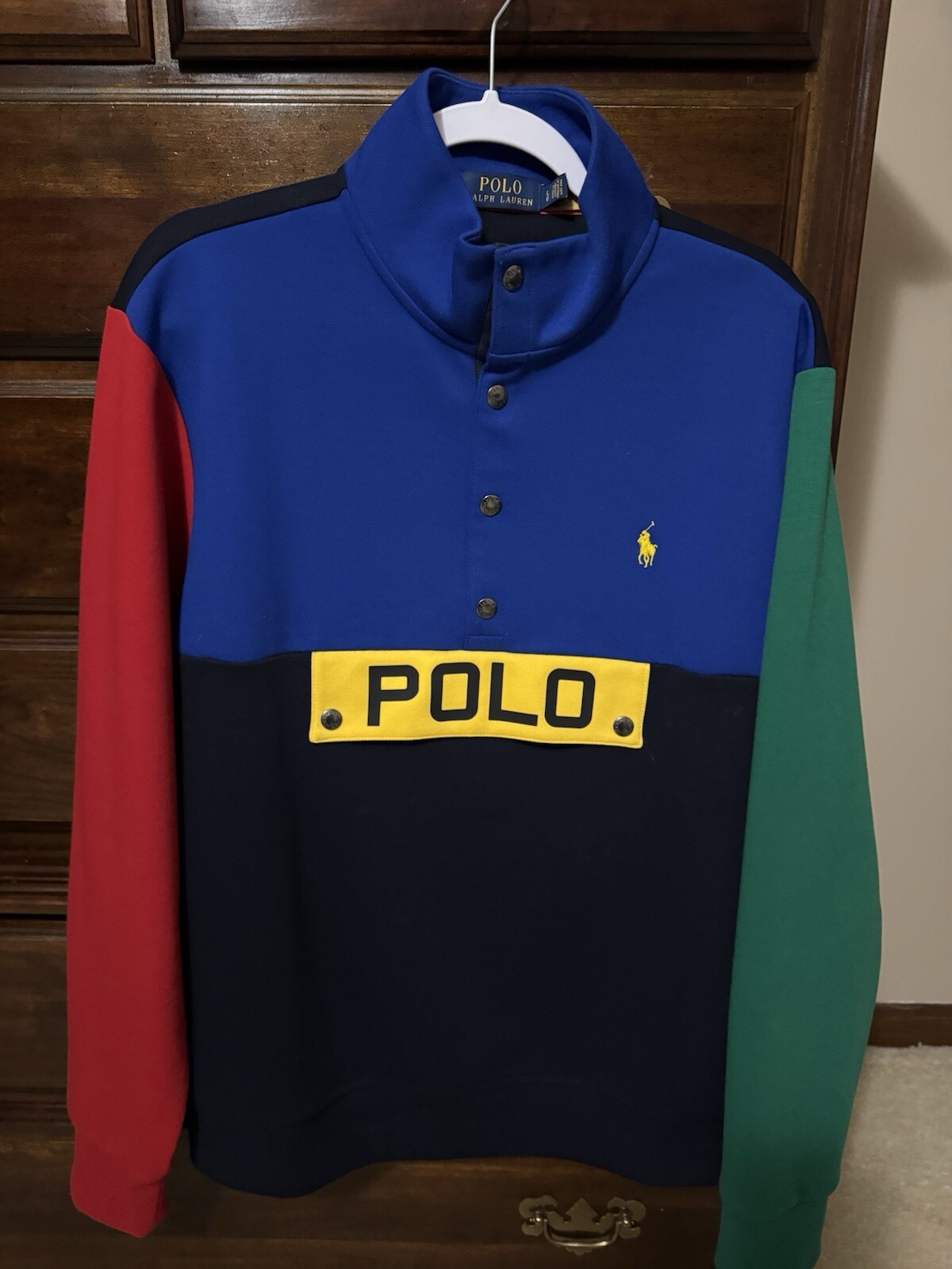 Polo Ralph Lauren Color Block Men's Jacket XL Retails For $150.00. NWT ...