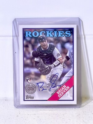 2023 Topps 1988 Baseball 35th Anniversary Autographs Brian Serven ...