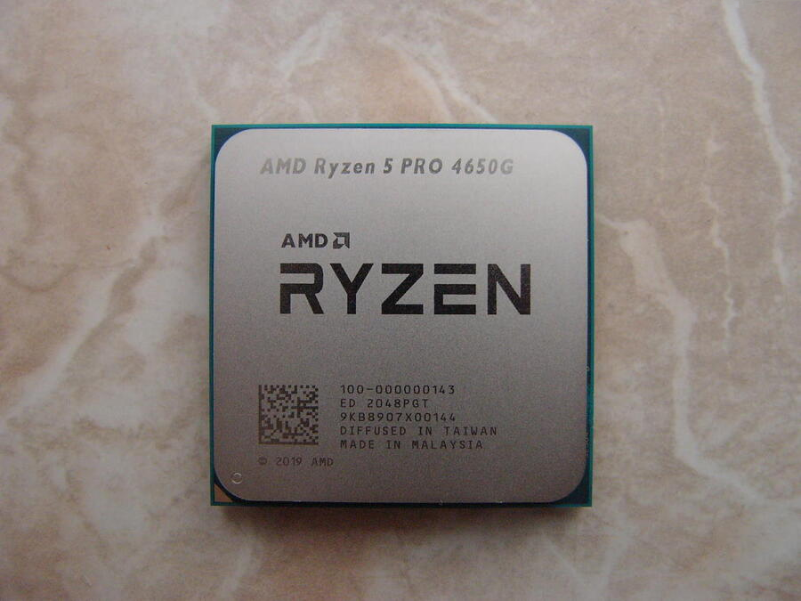 AMD Ryzen 5 PRO 4650G R5 Pro 4650g AM4 3.7GHz 6-Core Desktop CPU ...