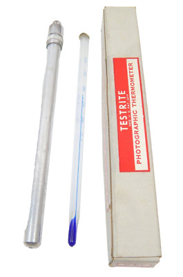 5Z Testrite Photographic Thermometer w/ Box & Case Vintage Darkroom ...