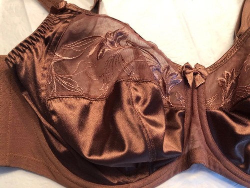 GODDESS BRA SIZE 36G US, 36F UK Underwire Brown Unpadded Full Cup ...