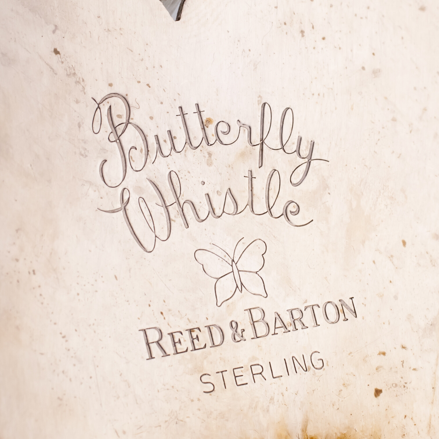 Reed & Barton Sterling Silver Butterfly Whistle Gorgeous! | eBay