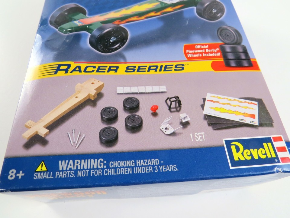 Pinewood Derby Car "Dragster" Racer Series Revell Boy Scouts, NOS Open ...
