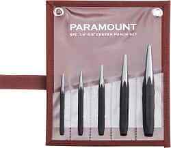 Paramount 5 Piece, 3/32 to 1/4", Center Punch Set Comes in Canvas Roll ...