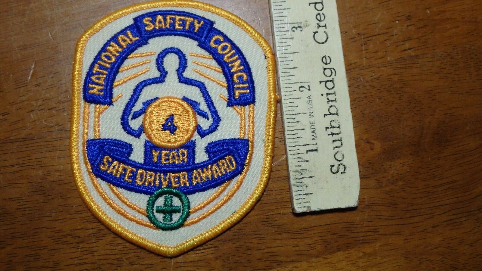 VINTAGE TRUCKING NATIONAL SAFTEY COUNCIL 4 YR SAFE DRIVER PATCH BX D ...