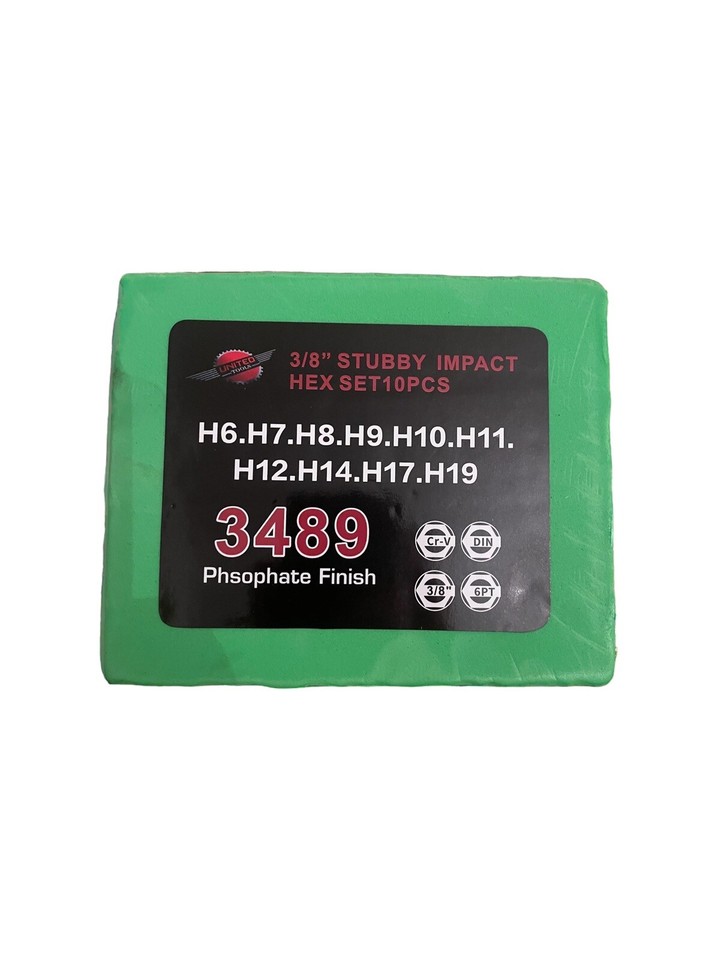 Shallow IMPACT Hex Torx Spline Bit Sockets 3/8" Drive Short Reach Star ...