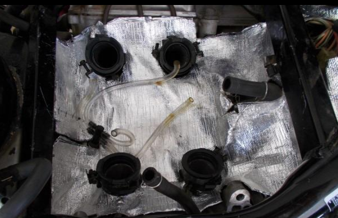 3.3'X4.9' SOUND DEADENER HEAT SHIELD INSULATION MAT CAR FIREWALL HOOD ...