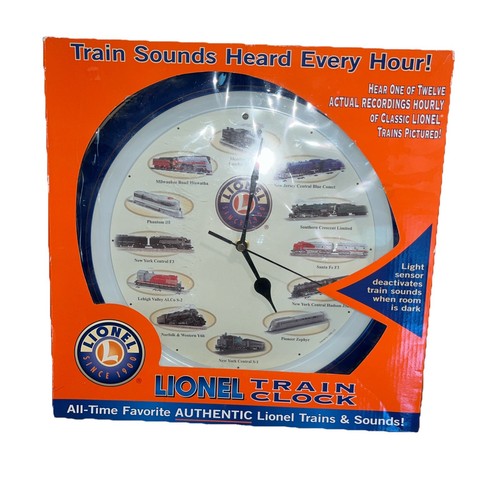 Lionel Train Clock with authentic trains and sounds | eBay