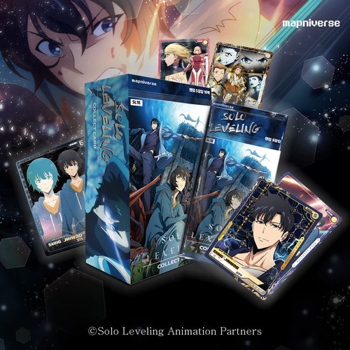 Solo leveling Official Card (MAPNIVERSE Ver.) 4BOX(1BOX=60cards) [Pre ...