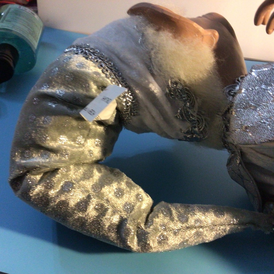 Robert Stanley 2020 Winter Blush 30” Wireframe Poseable Elf Silver ...