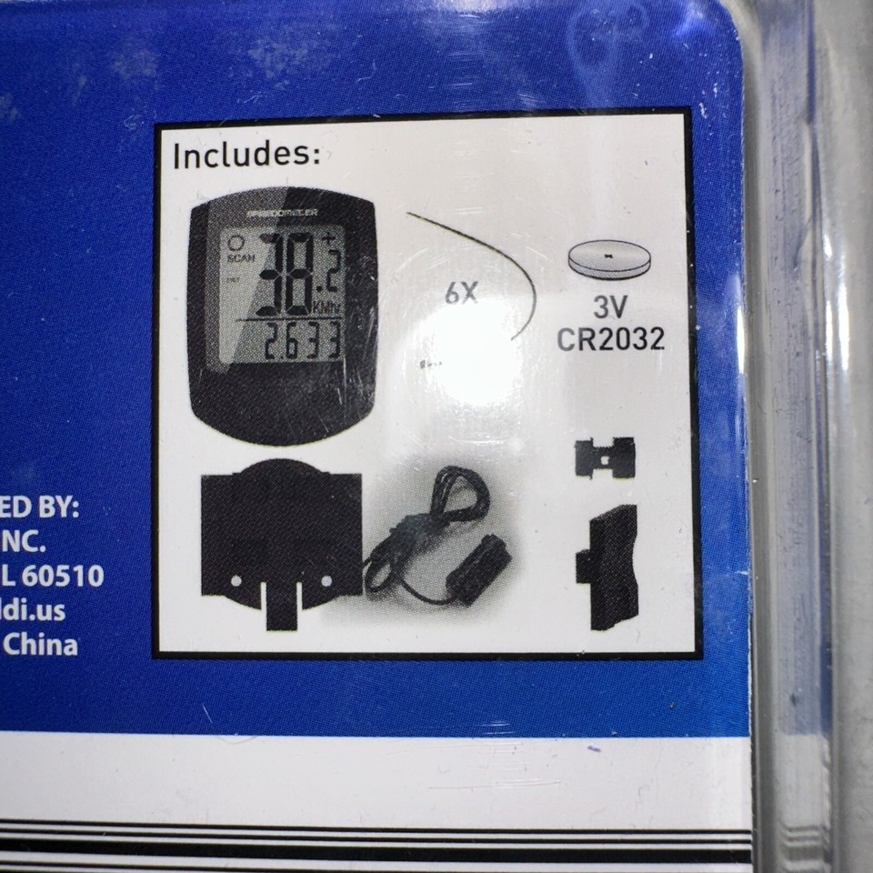 Bikemate Bicycle Computer Features Speedometer Odometer Trip Time MORE ...