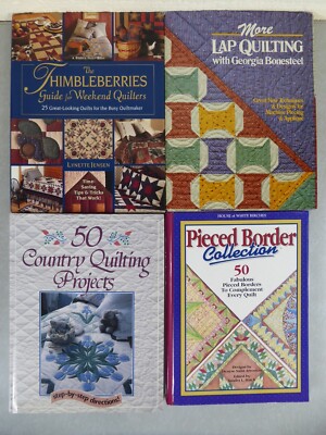QUILTING BOOKS Lot of 4 - Thimbleberries Pierced Border Country Lap ...