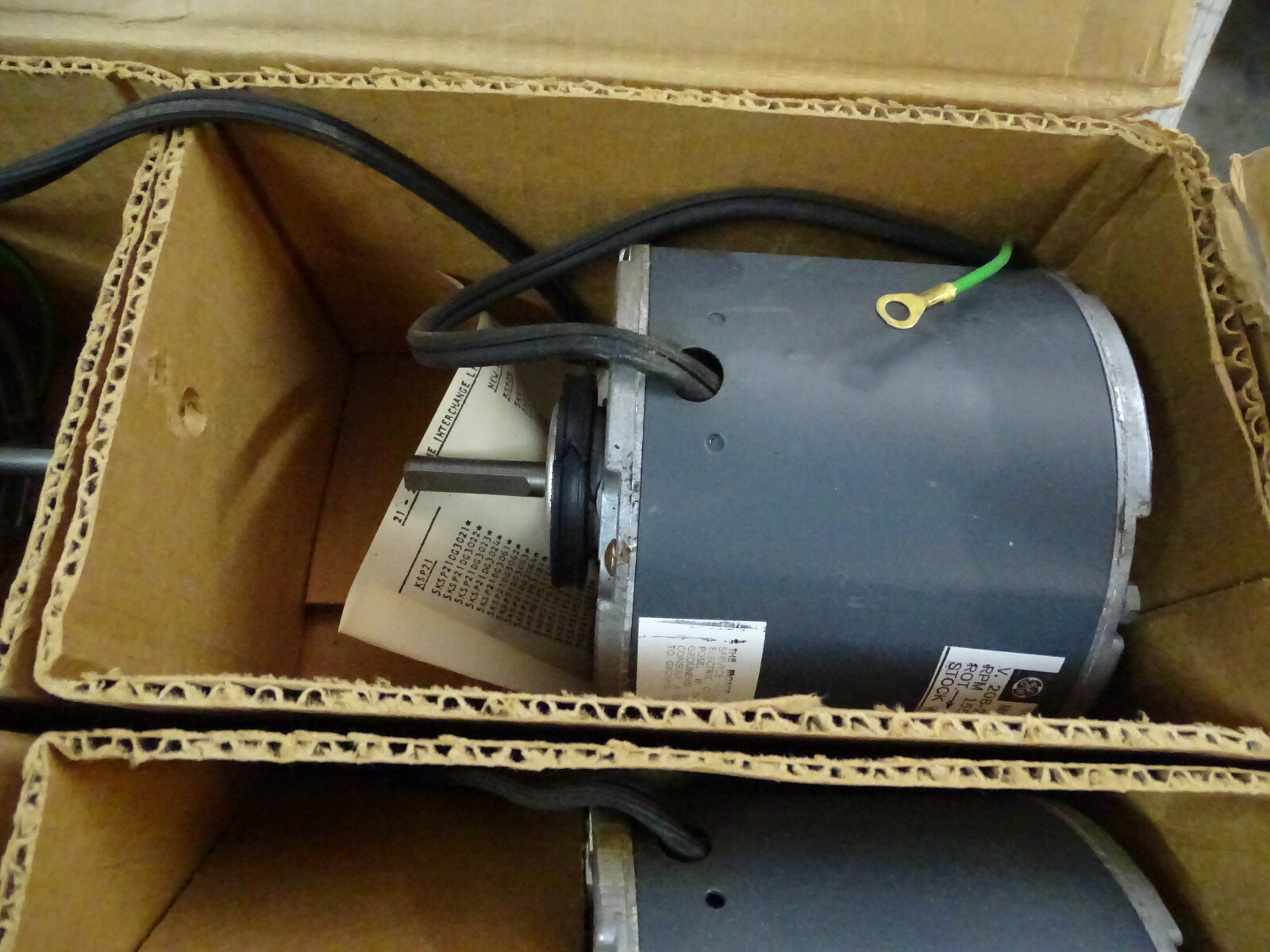 5 GE 2342 Serv-S-Line Motor 1/20HP 1550RPM 208/230V 60HZ 1.2A ...