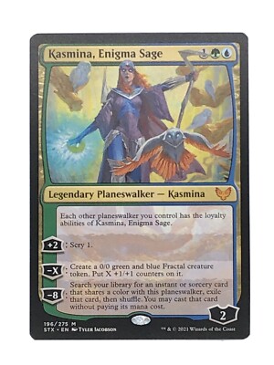 MTG Kasmina, Enigma Sage Strixhaven 196/275 Regular Mythic (NM) WotC ...