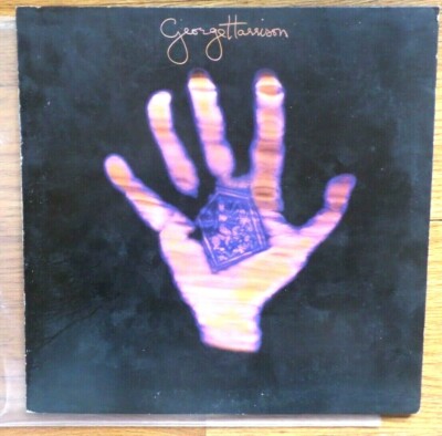 Apple Records LP George Harrison gatefold insert LIVING IN THE MATERIAL ...