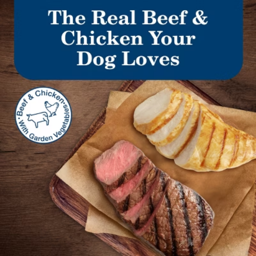 Blue Buffalo Chicken & Beef Pate Wet Dog Food for Adult Dogs - 12.5oz ...