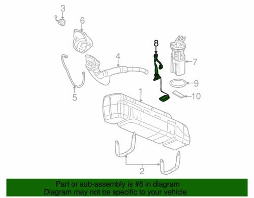 Genuine GM 2004-2008 Chevrolet Cadillac Fuel Gauge Sensor Sending Unit ...