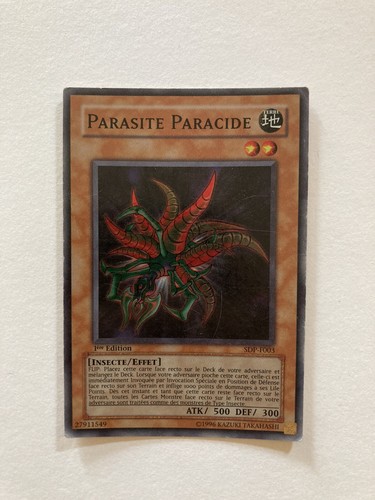 Yu-Gi-Oh! : Parasite Paracide (carte) 1ère édition | eBay