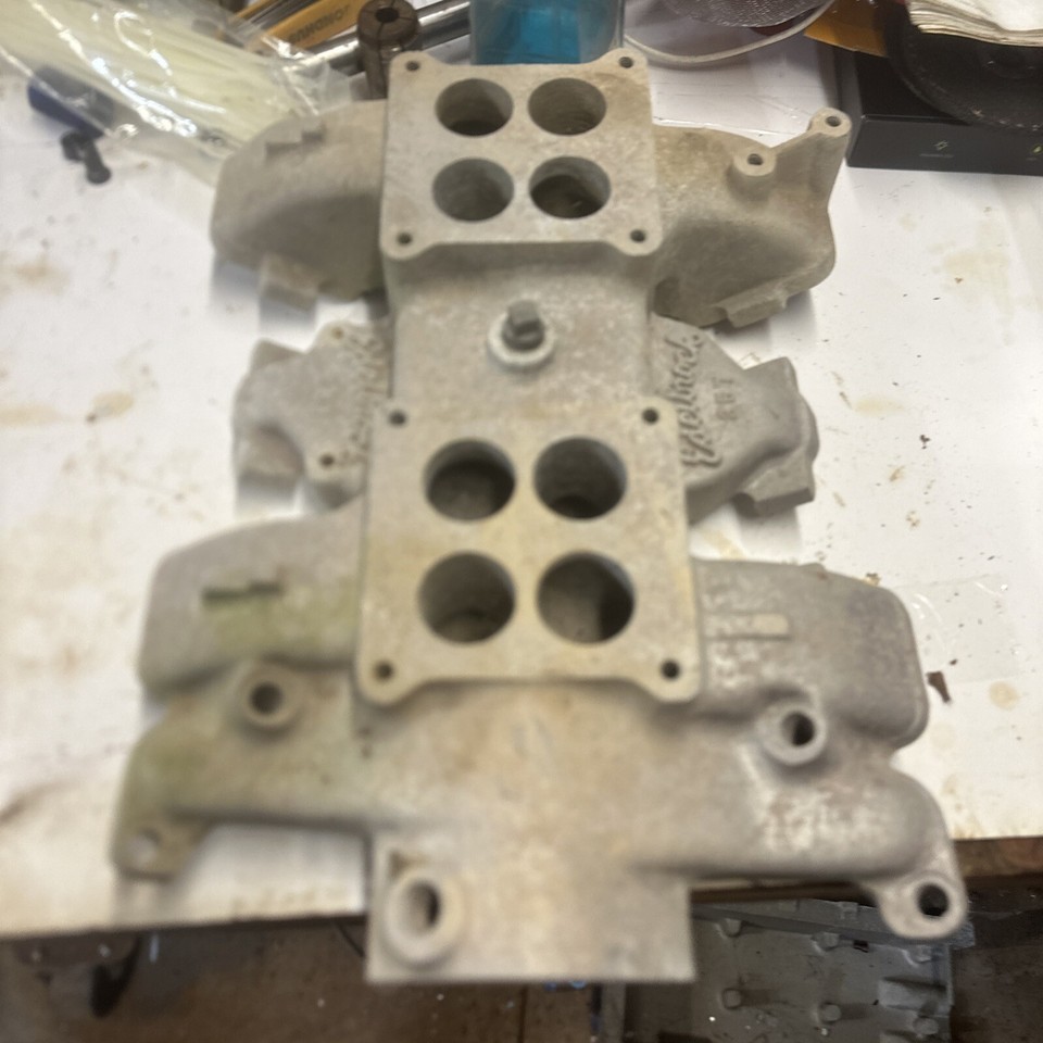 Nos 1954-1962 Y Block 272-292-312 Intake Ford Edelbrock Intake | eBay