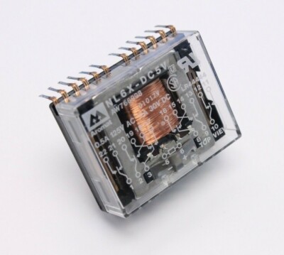 Aromat NL6X-DC5V 6PDT 5VDC 2A DIL PCB-Mount Flatpack Signal Relay, New ...