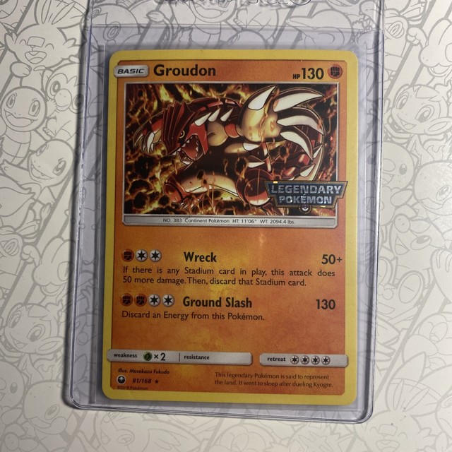 Pokémon TCG Groudon Pokemon Promos 81/168 Holo Promo for sale online | eBay