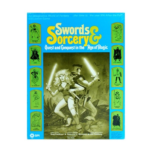 SPI Wargame Swords & Sorcery (Blue Box Ed) Box Fair/VG | eBay