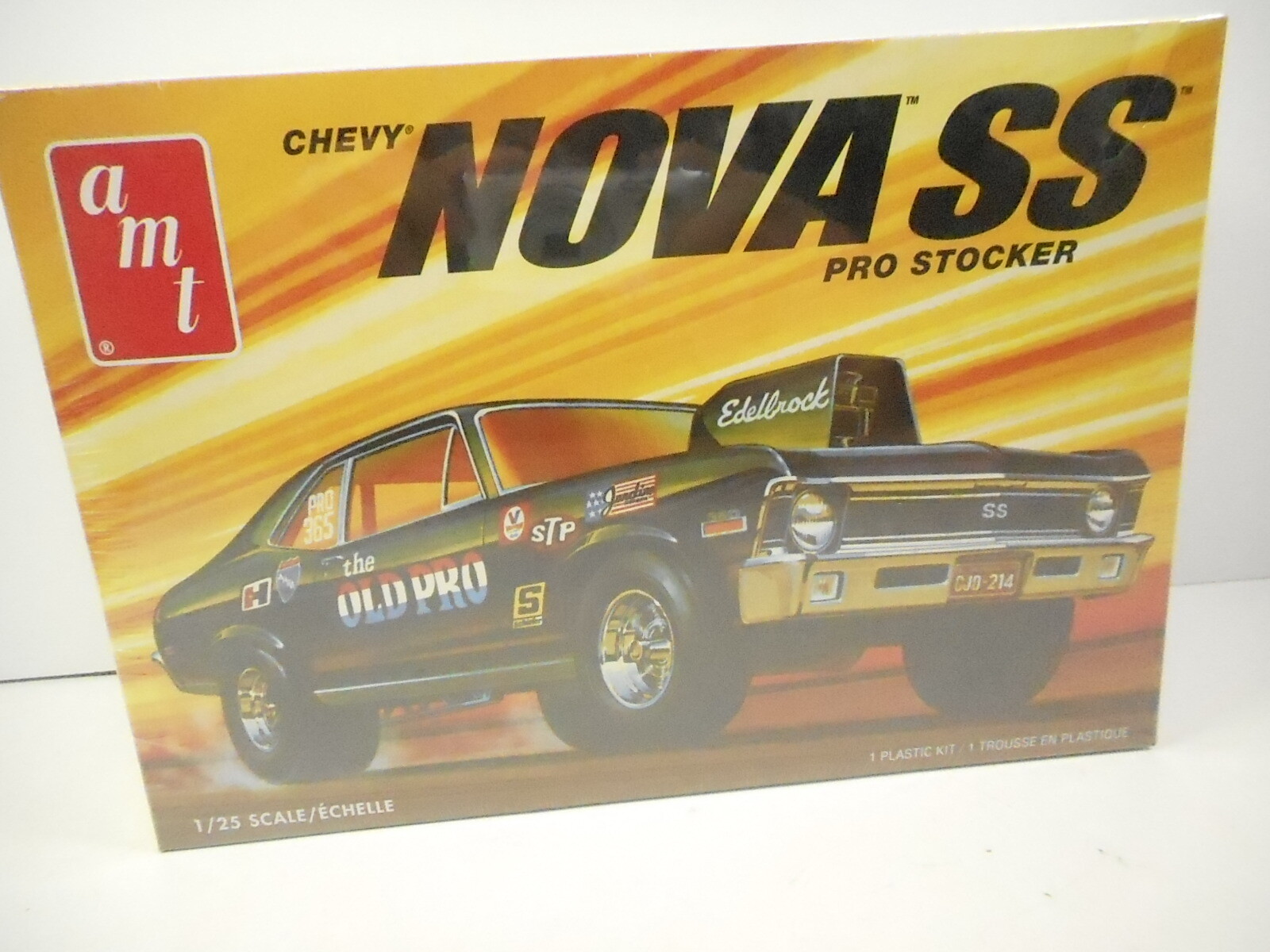 New AMT Chevy Nova SS Pro Stocker 1:25 Plastic Model Car Kit AMT 1142M ...
