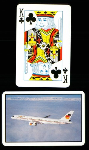 1 x Playing card Flying Colours UK Charter Airlines – King of Clubs ≠ ...