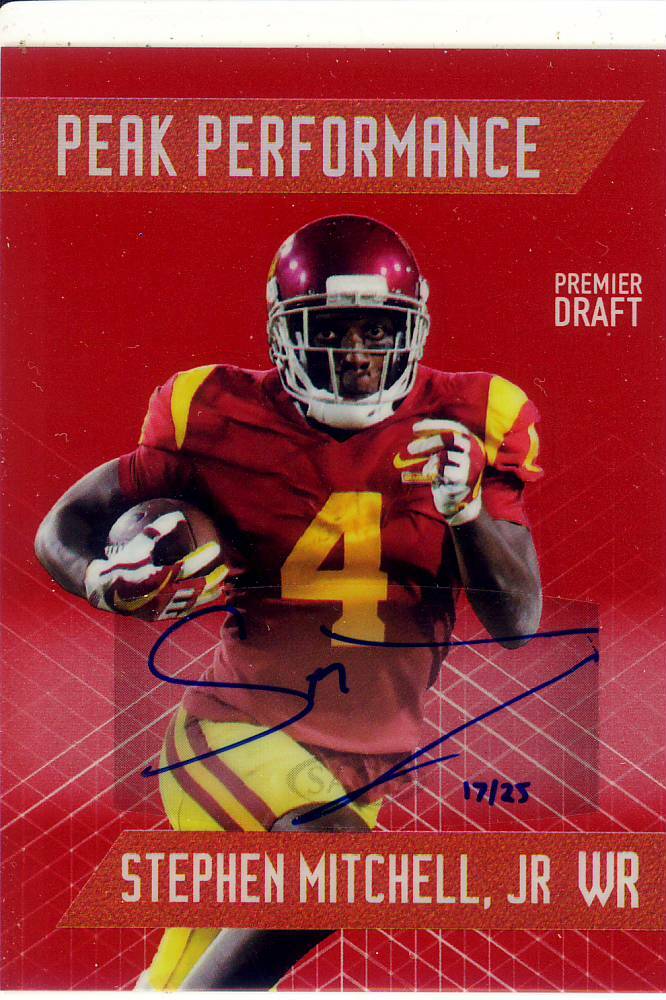 steven mitchell rookie rc draft auto autograph usc trojans college #/25 ...