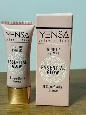YENSA Tone Up Primer Essential Glow 8 Superblacks Essence 1 oz 30 mL ...