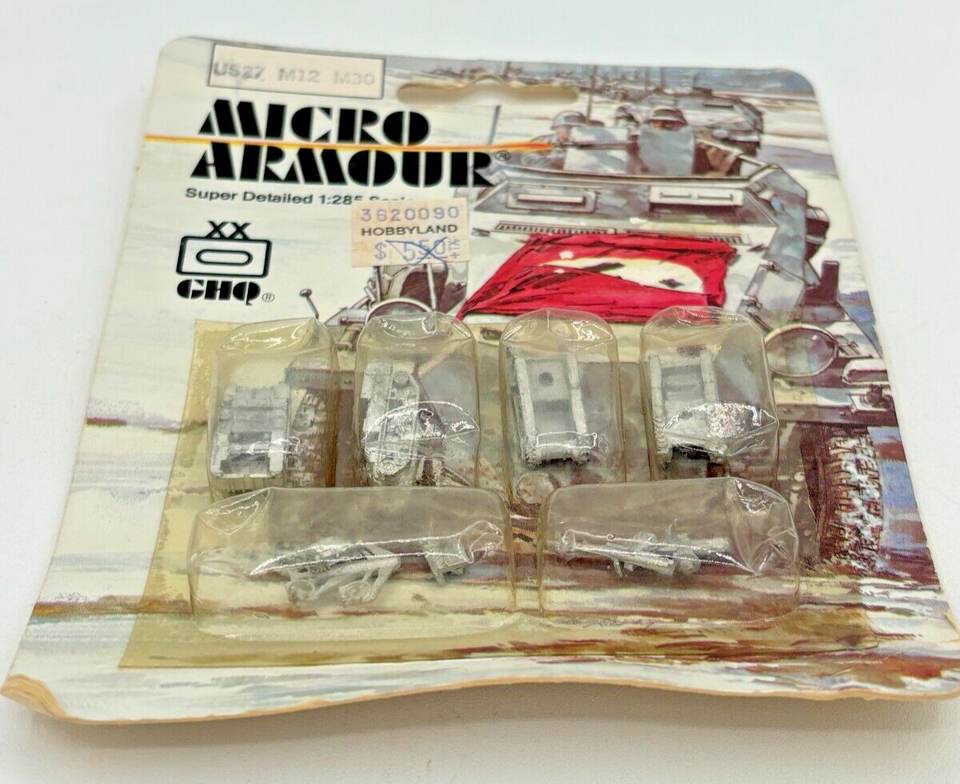GHQ Modern Micro Armour US 27 M12 M30 Accurate 1:285 Scale Wargaming ...