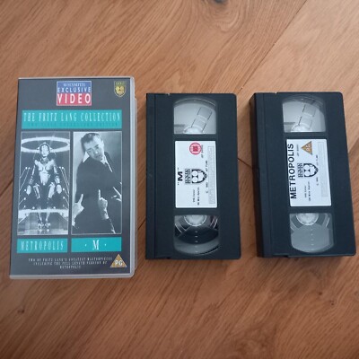 Fritz Lang Collection M & Metropolis 2 x Sell-Thru VHS tapes Fritz Lang ...